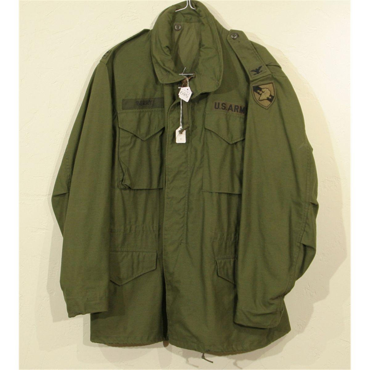 Two US Army Colonel's M1965 field jackets