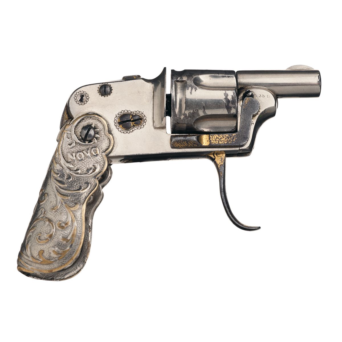 Belgian Novo Patent Folding Grip Ladies Purse Revolver