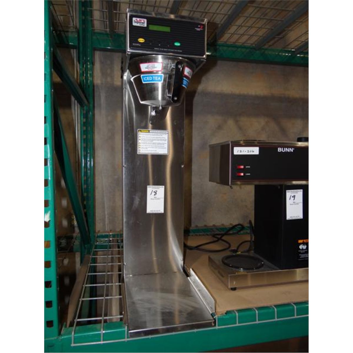 CURTIS MOD: SCTCTS10000 ICED TEA MAKER