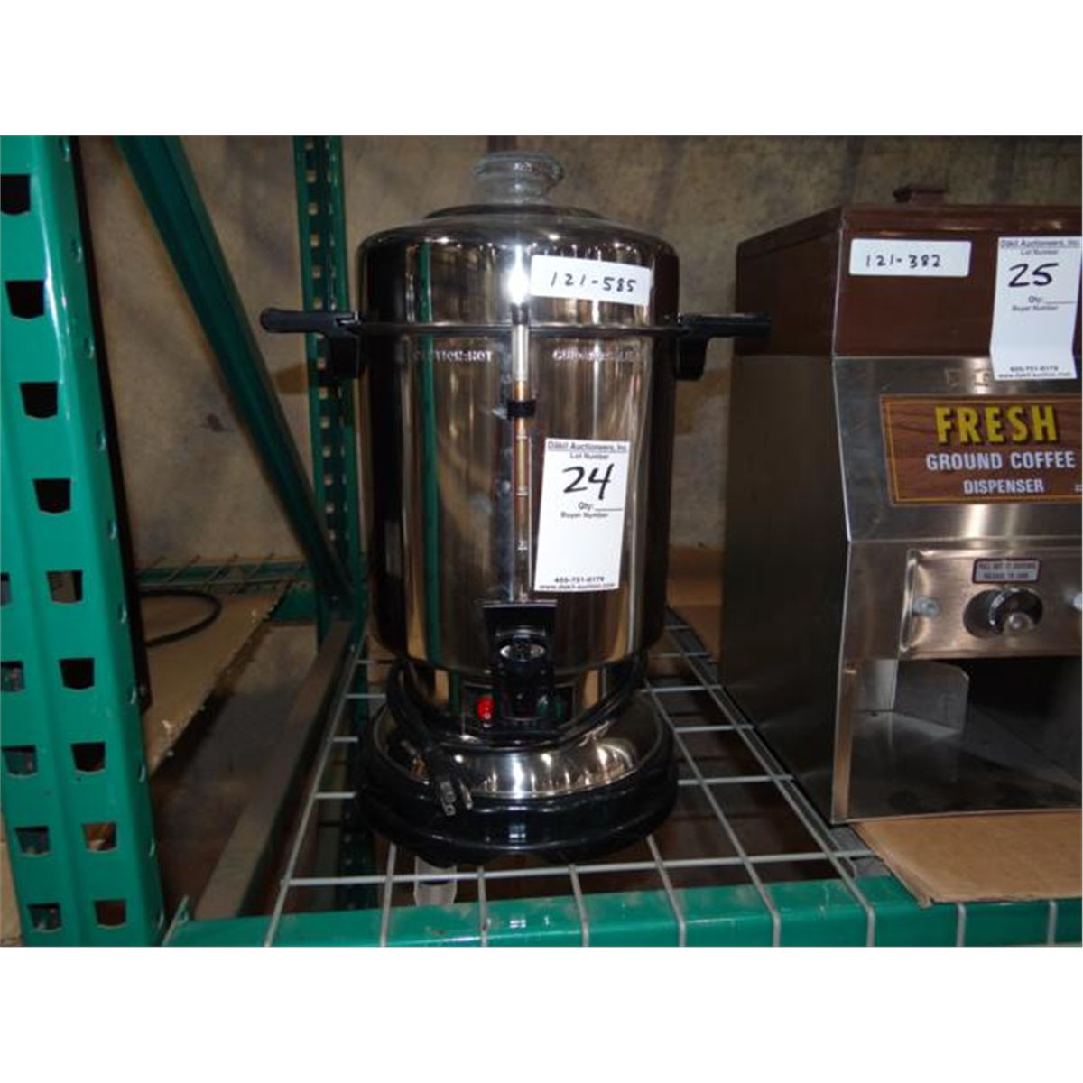 BAKERS & CHEFS 60 POT COFFEE POT