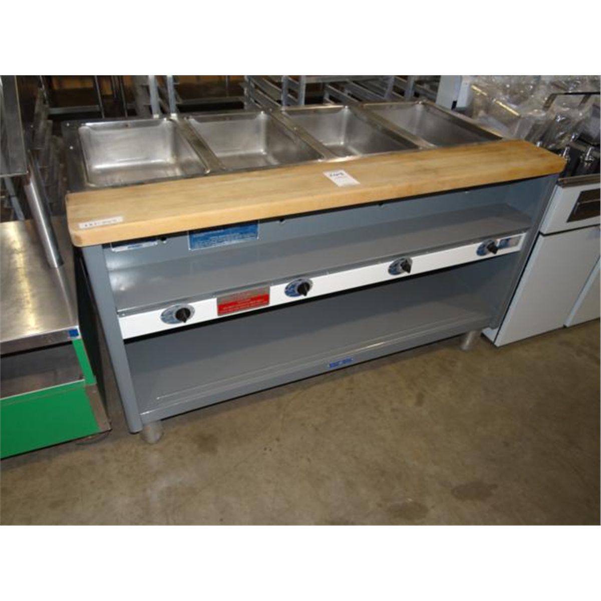 SECO-MATIC 4 WELL STEAM TABLE