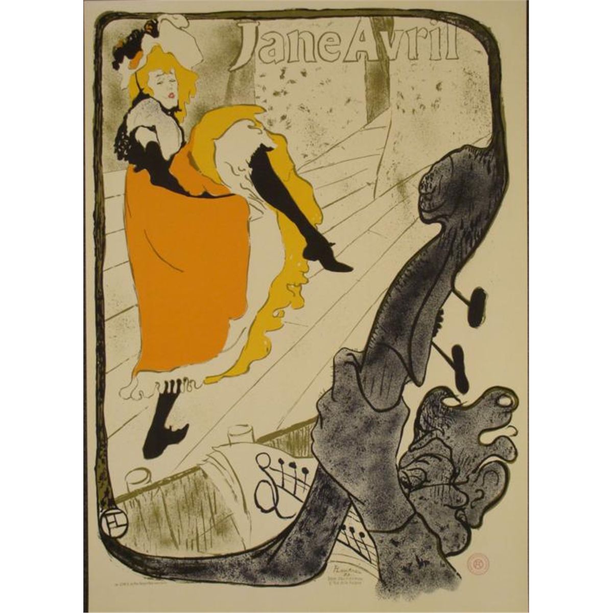 Henri de Toulouse-Lautrec Jane Avril Moulin Rouge Print