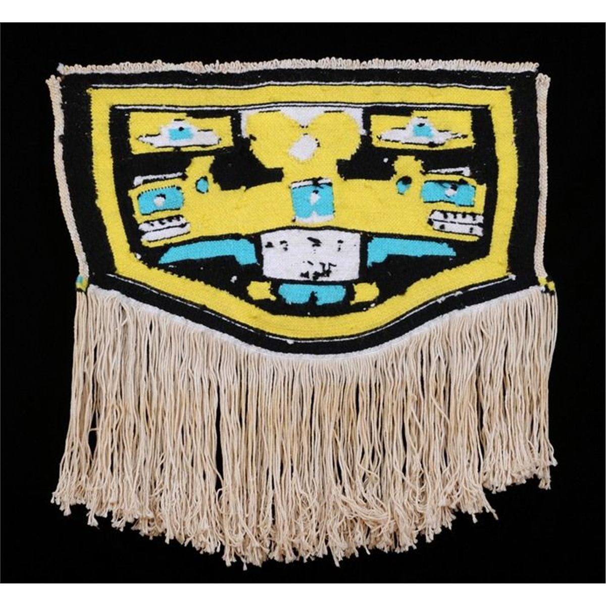 Rare Chilkat Wool Apron 20 1/2"x 21" Fine Condition