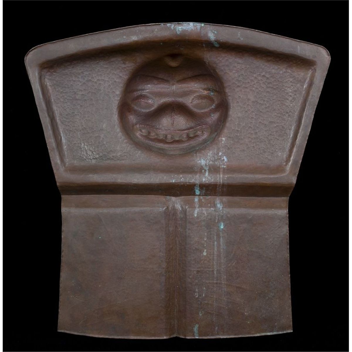 Very Heavy Gauge Tlingit Copper with Deep Reposse Work and Engraving by ...