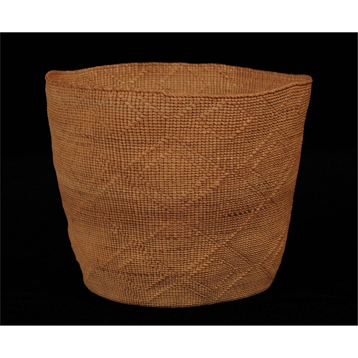 Haida Spruce Root Basket with Diamond Pattern Attributed to Isabella ...