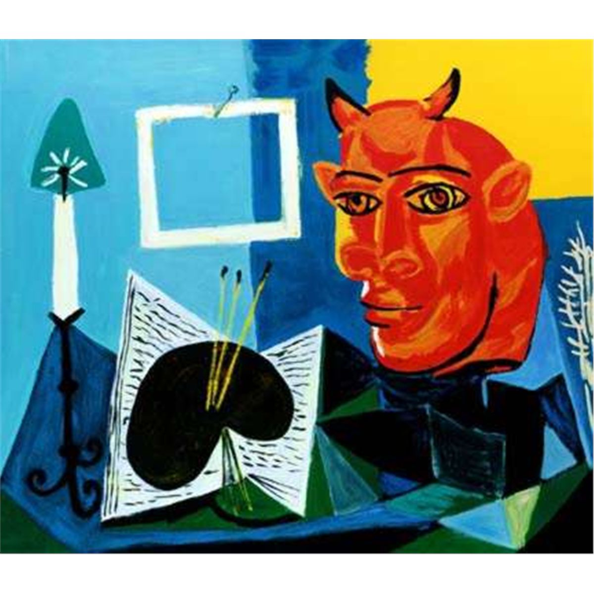 Picasso, Pablo - Still Life with Red Headed Minotaur - signed and ...