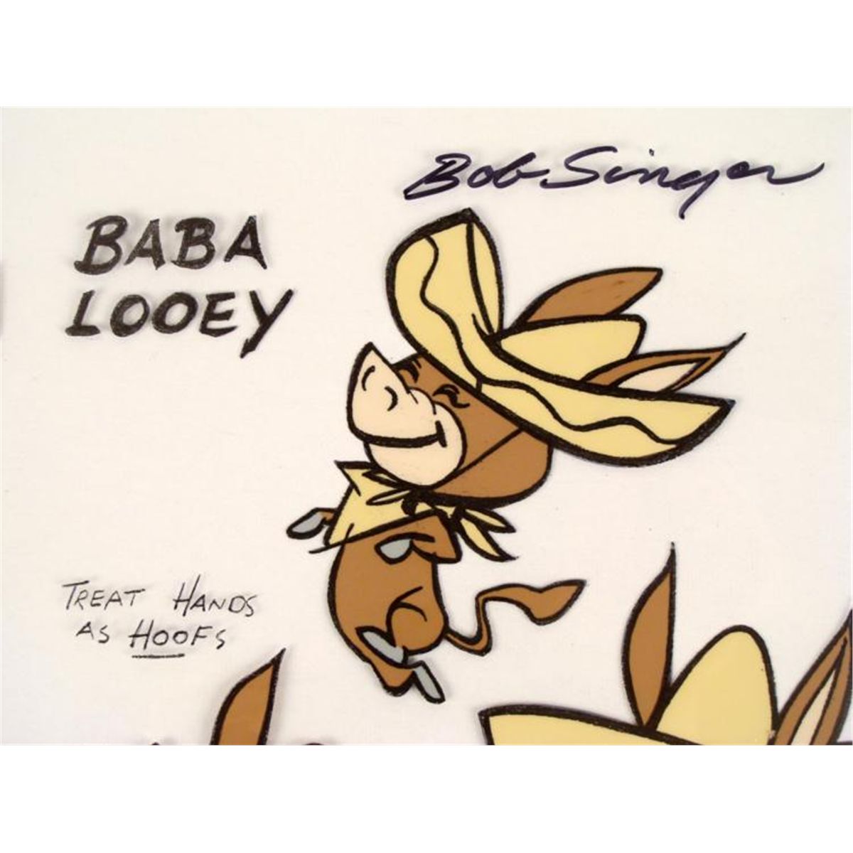 Signed Model Cel Original Animation Art Baba Looey 1958