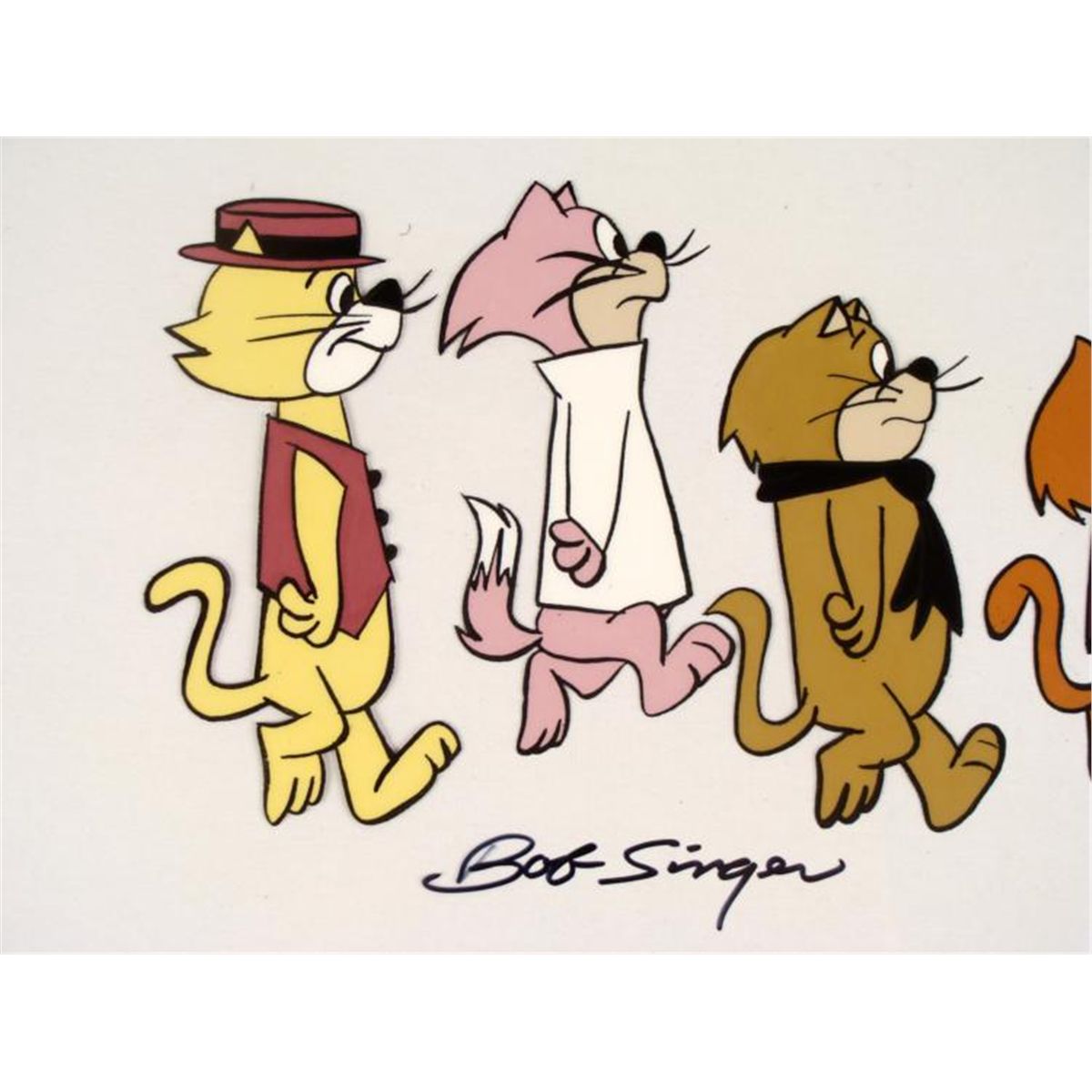 Top Cat Signed Model Original Cel Animation Posse Art