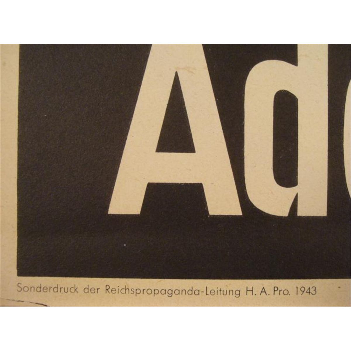 Adolf Hitler ist der Sieg! Original Poster Print 1943