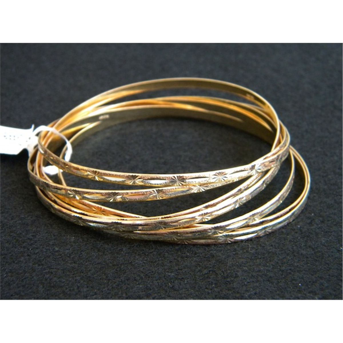 14K 7 Days Bangle Bracelets