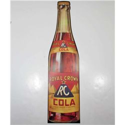 RC ROYAL CROWN COLA SODA BOTTLE ADVERTISING SIGN
