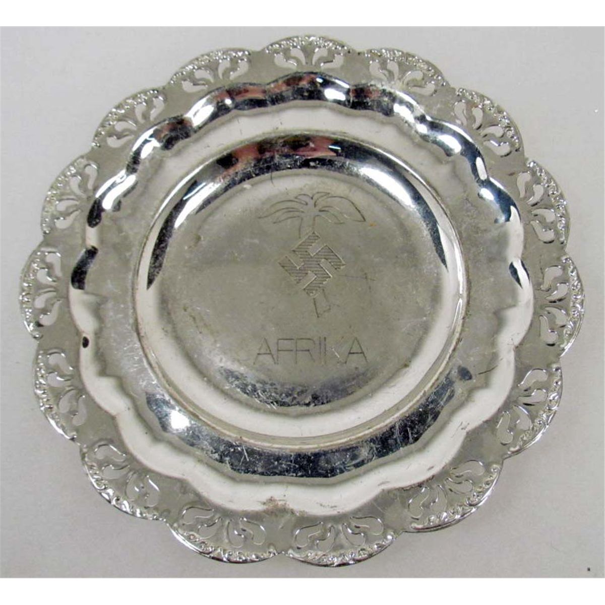 GERMAN NAZI AFRIKA CAMPAIGN PRESENTATION WALL PLATE