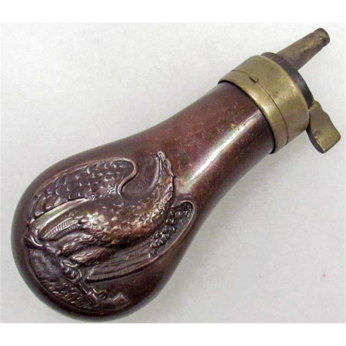 OLD WEST 1849 COLT POCKET MODEL PISTOL COWBOY ERA GUNPOWDER FLASK
