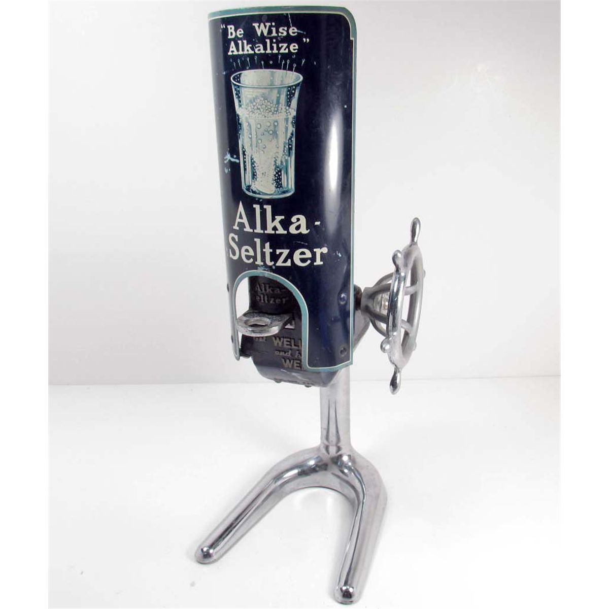 VINTAGE ALKA-SELTZER ADVERTISING DISPENSER