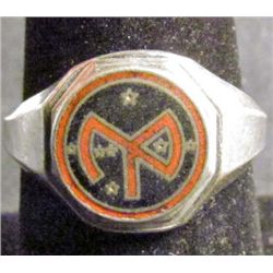 US WW2 ARMY 27TH DIVISION OFFICERS RING