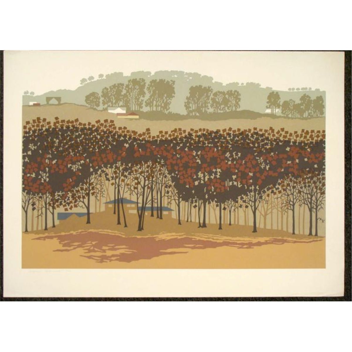Steve Horan Signed Landscape Art Print Homewood