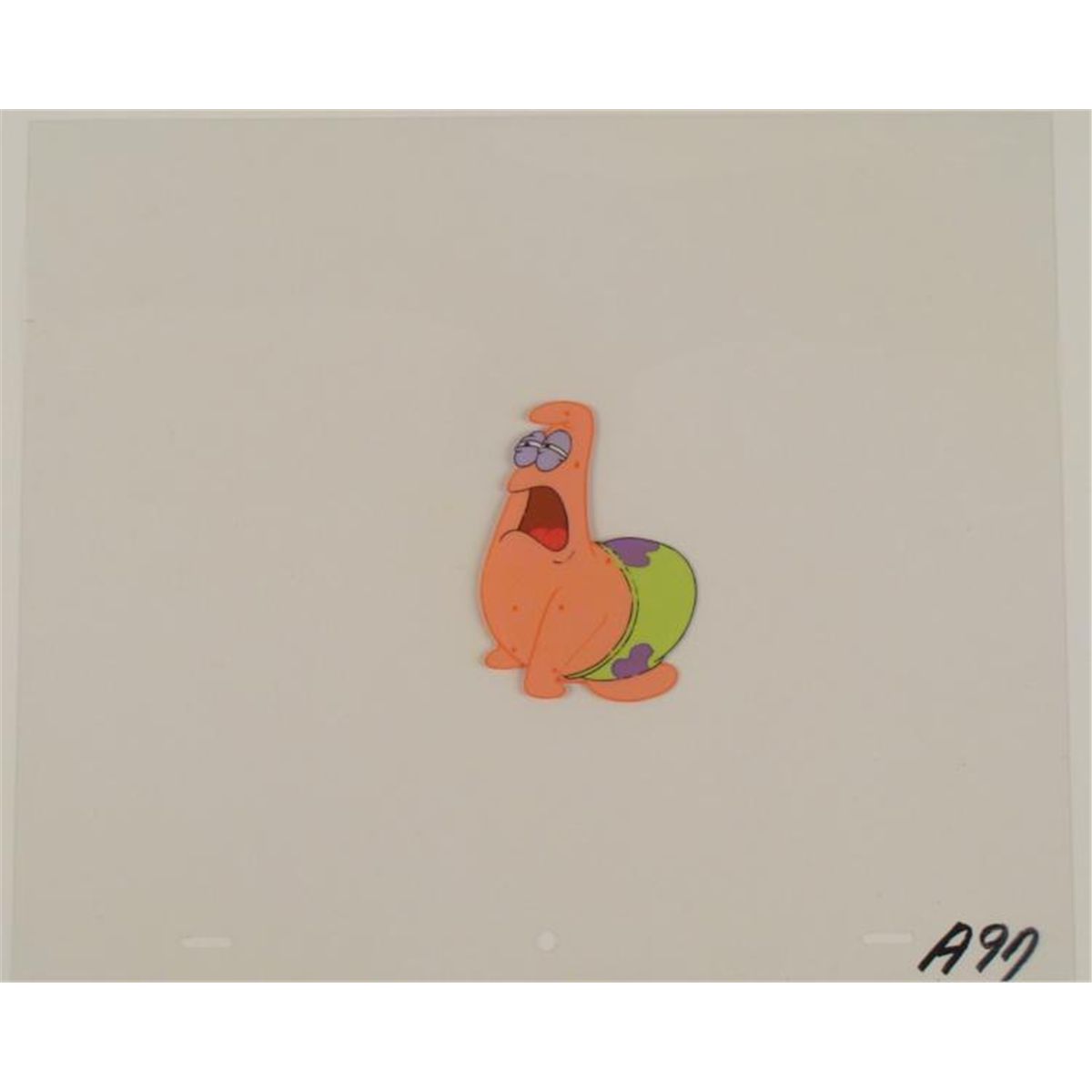 Patrick Hurt Cry Original SpongeBob Production Art Cel