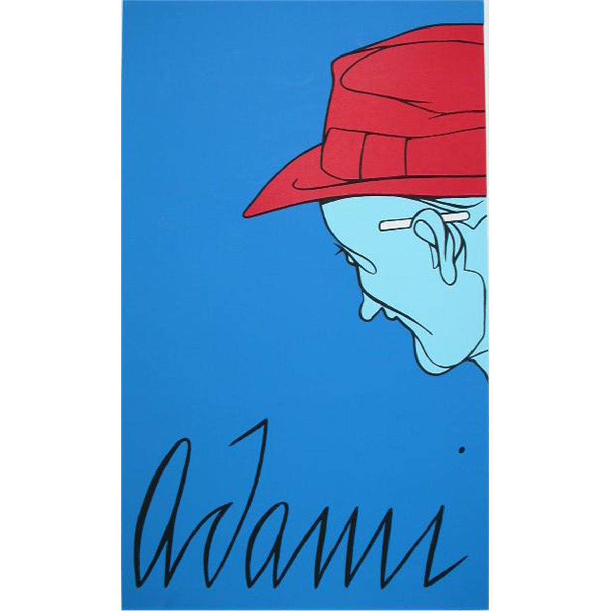 VALERIO ADAMI Color SilkScreen POP ART