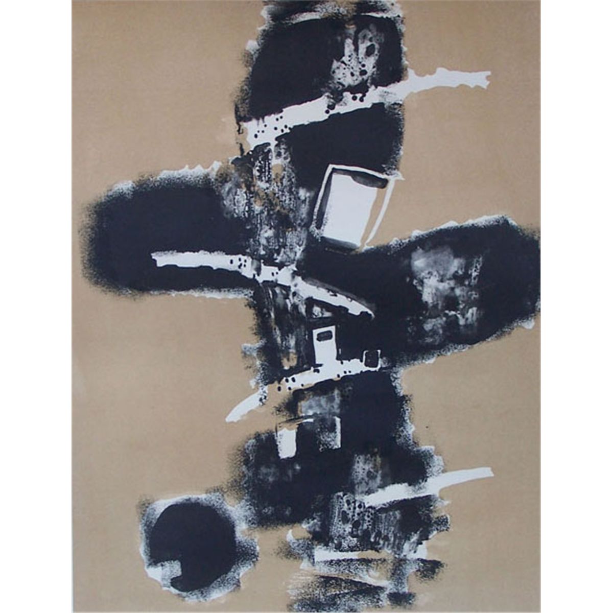 JUN DOBASHI Signed Lithograph Japanese Art 1960