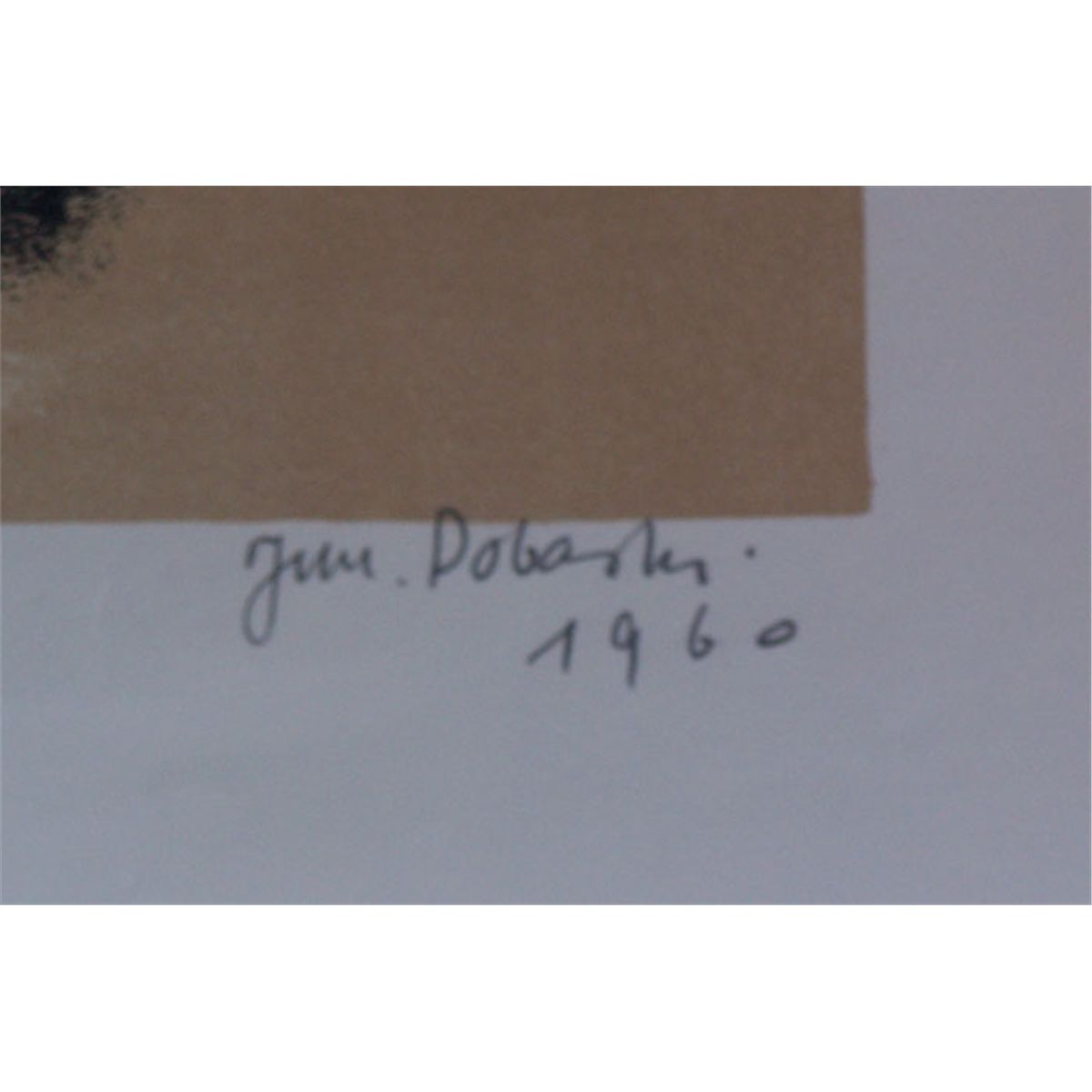 JUN DOBASHI Signed Lithograph Japanese Art 1960