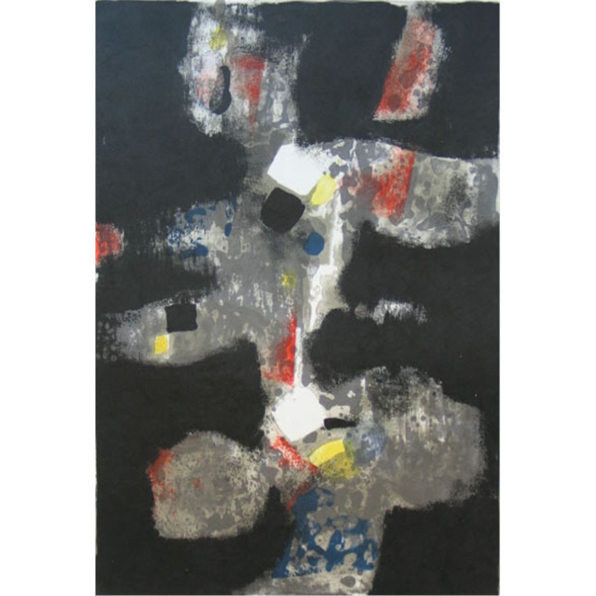JUN DOBASHI Signed Lithograph Japanese Art 1962