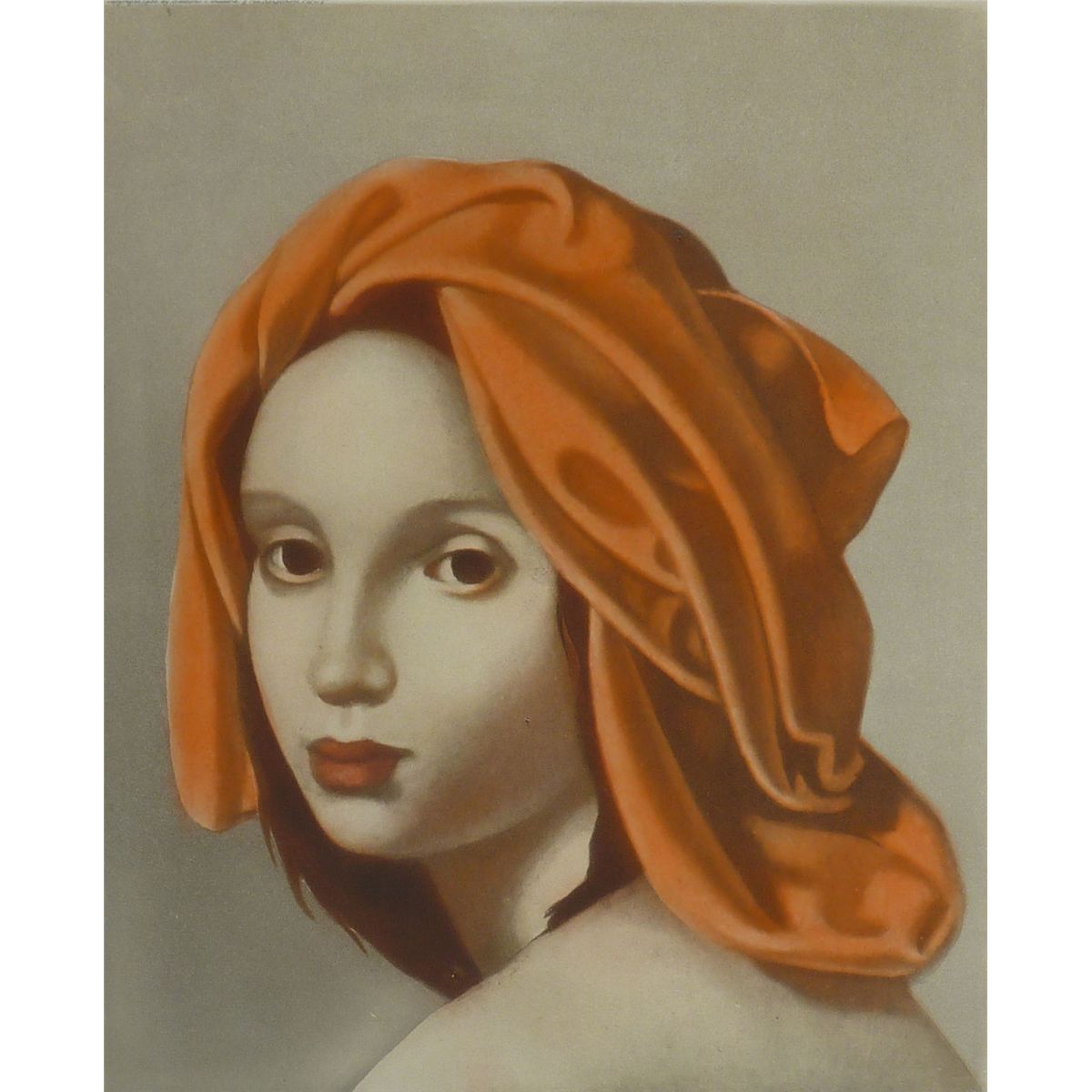 TAMARA DE LEMPICKA H.Signed Aquatint Art Deco Russian