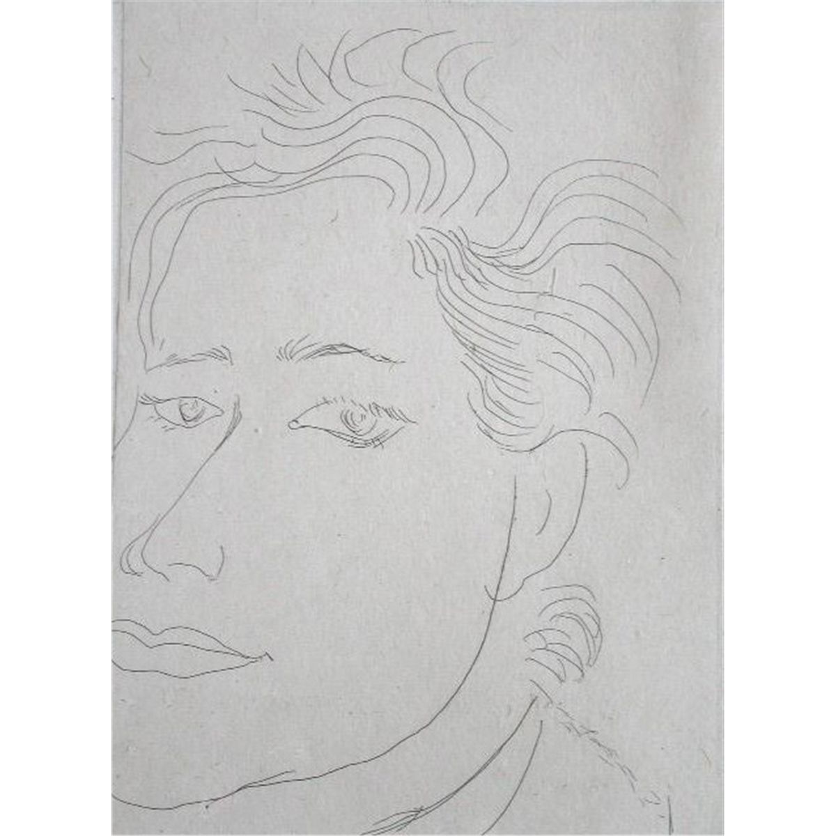 HENRI MATISSE Etching 1914 RARE