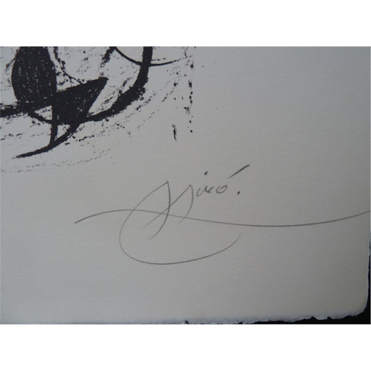 JOAN MIRO Hand Signed Lithograph 1972 Rare Proof