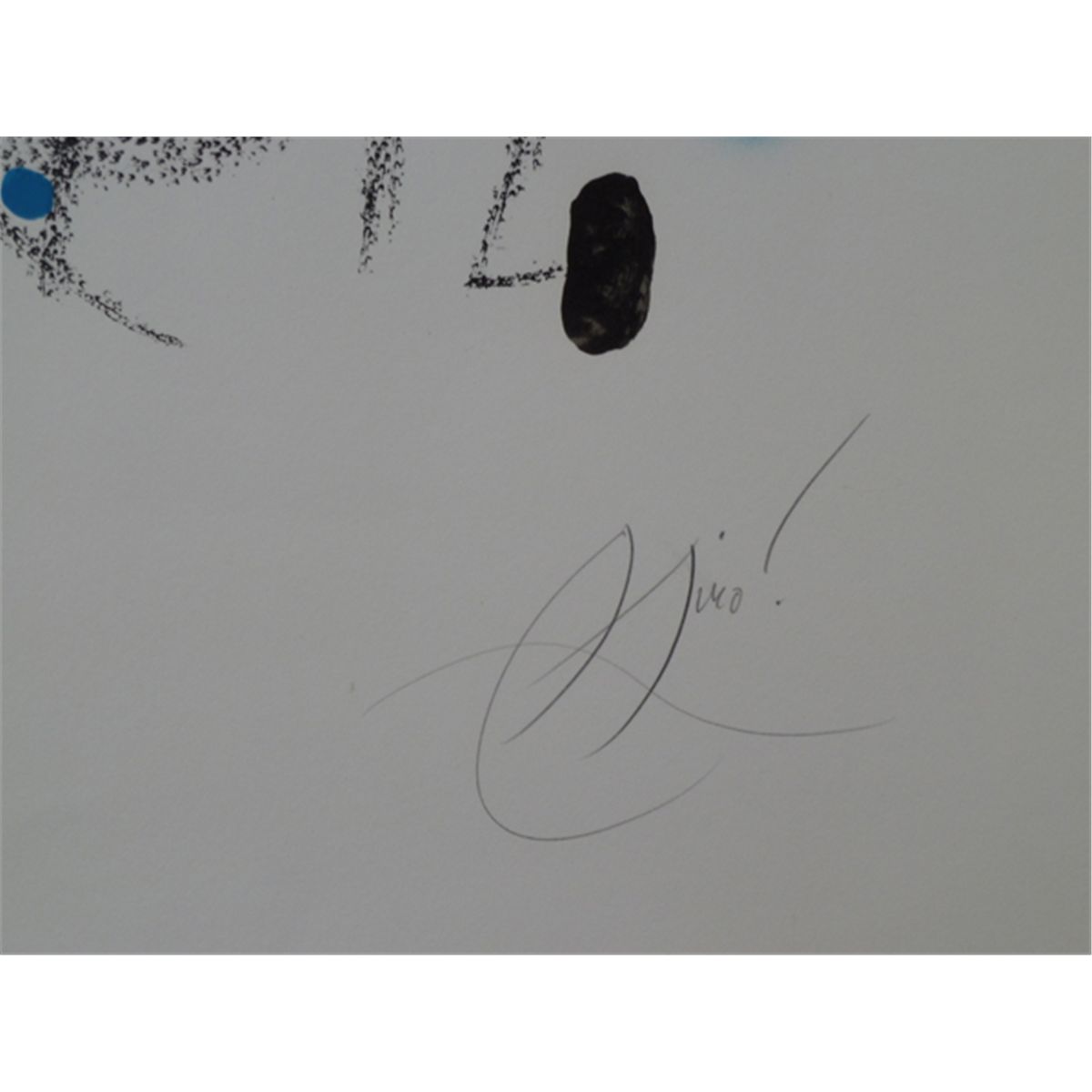 JOAN MIRO Original Hand Signed Lithograph 1975 Surrealism Spanish