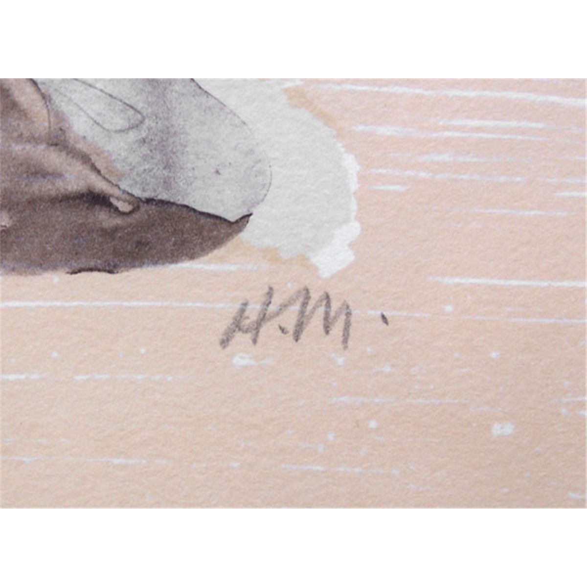 HENRY MOORE Signed Lithograph British Abstract Art