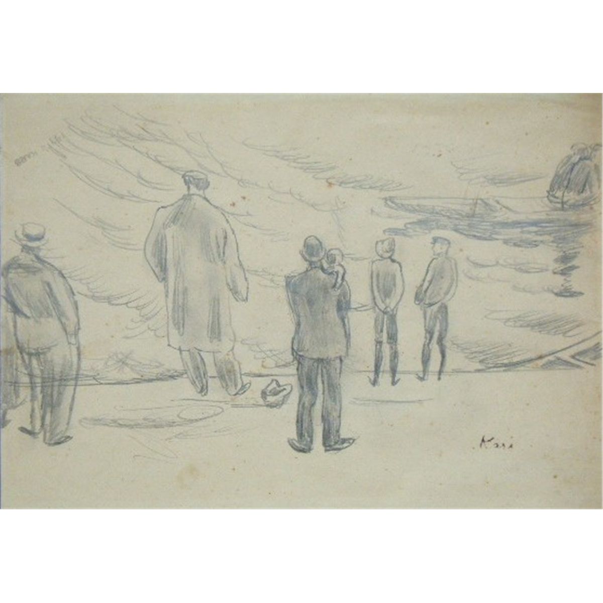 GEORGES KARS Drawing Czech Art