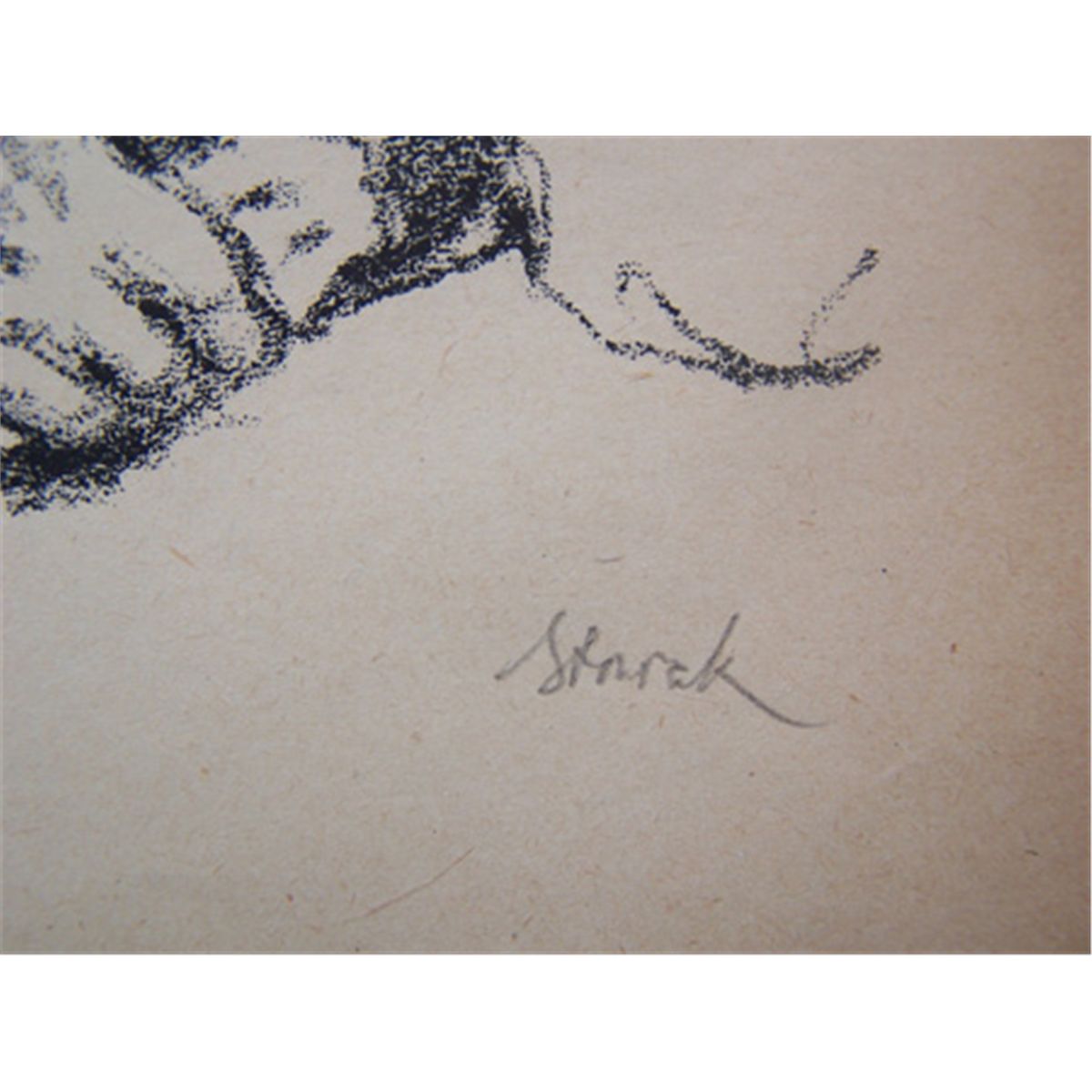 HERMANN STRUCK Hand Signed Litho German Judaica