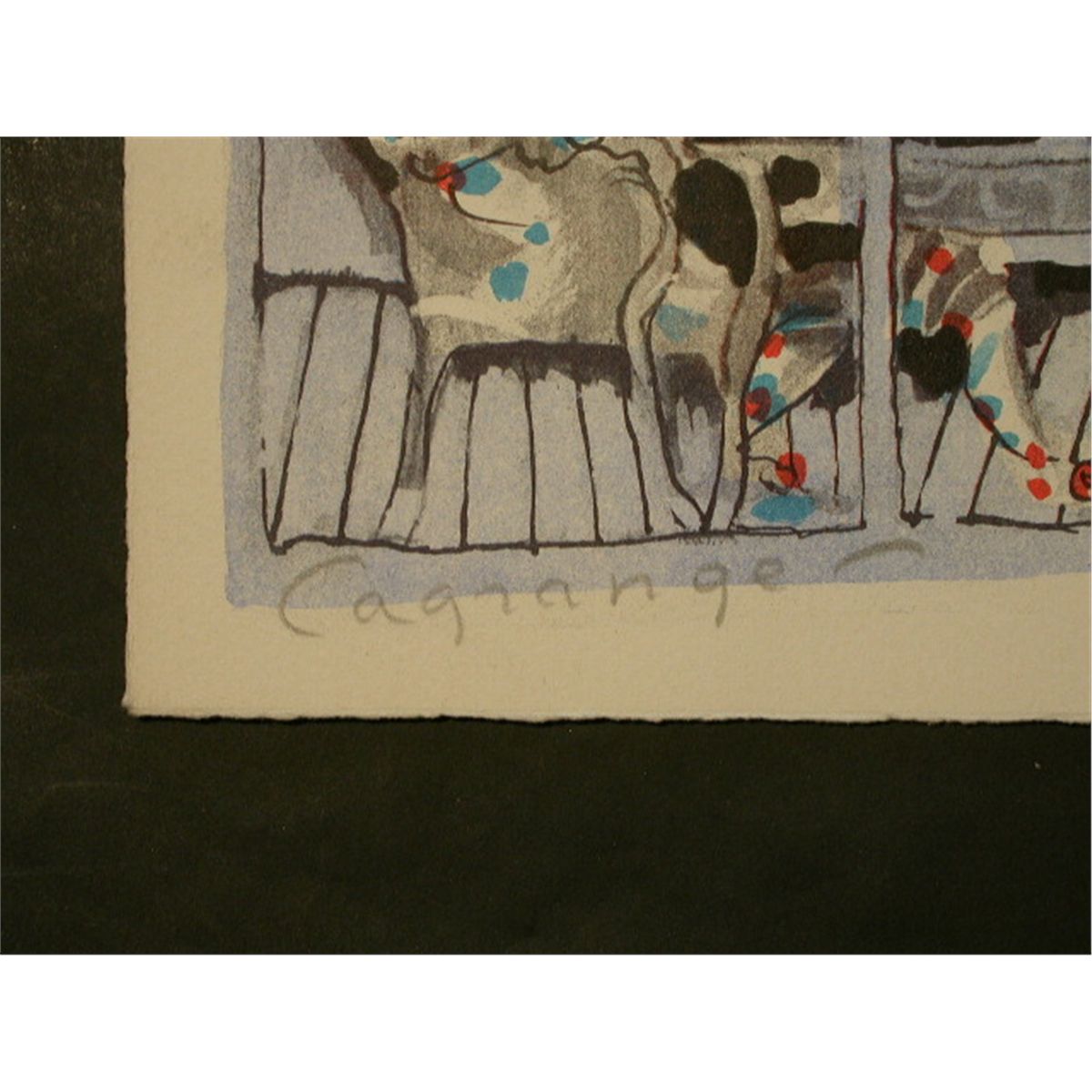 JACQUES LAGRANGE Lithograph French Art