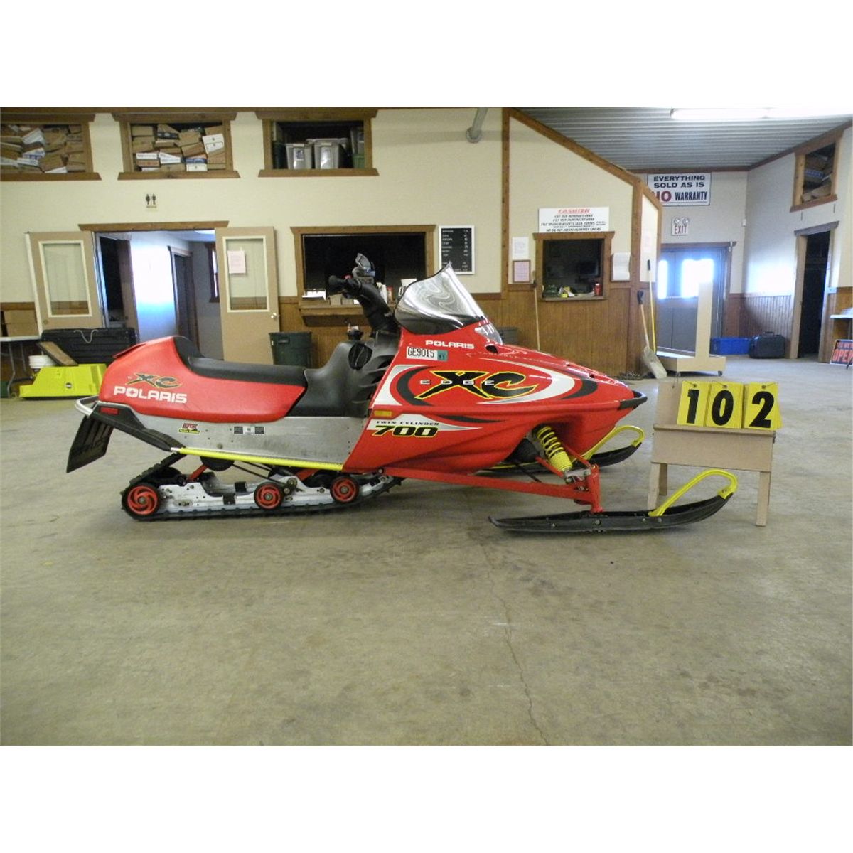 2002 Polaris XC 700 VIN-4XANP7CSX2B222101