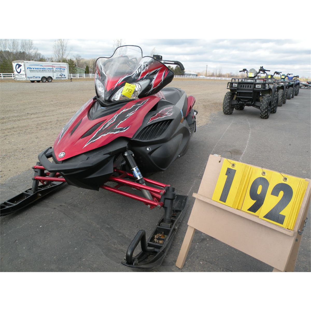 2007 Yamaha Apex Attack 1000cc VIN-JYE8GV0047A001307