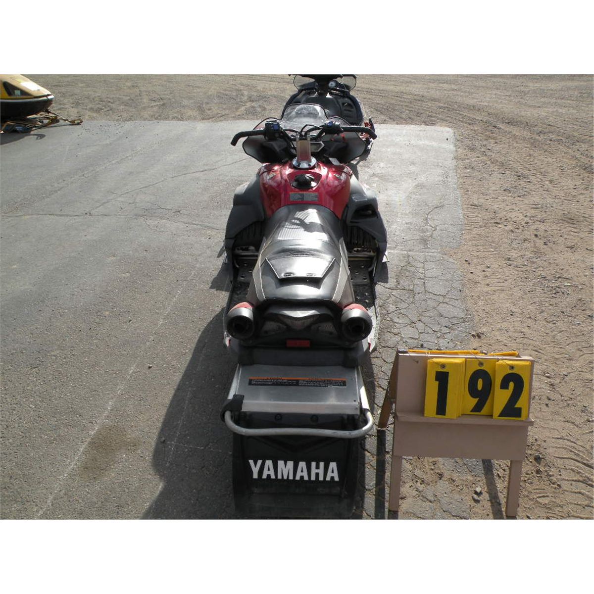 2007 Yamaha Apex Attack 1000cc VIN-JYE8GV0047A001307