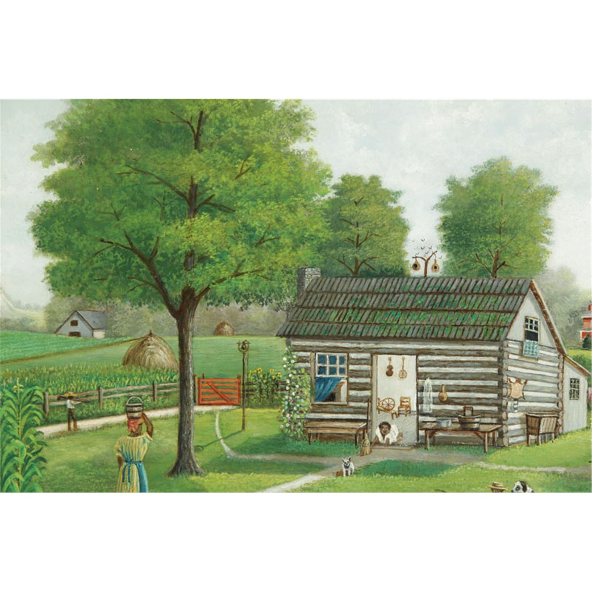 THE OLD PLANTATION BY ROBERT BUCHANAN REED (KENTUCKY, 1842-1920).