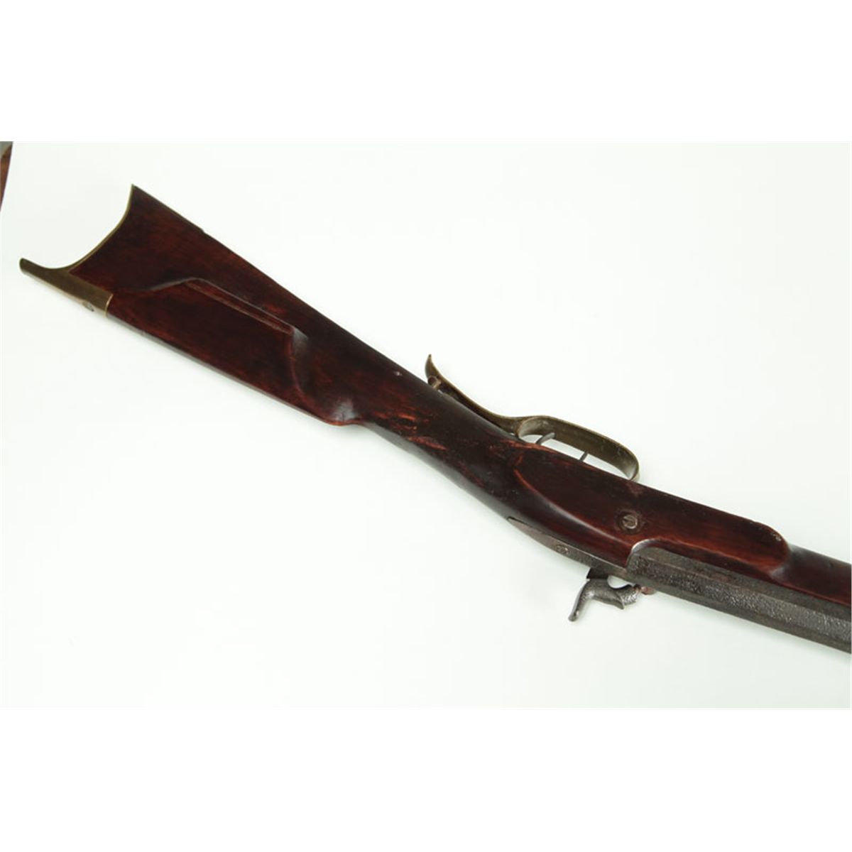 HALF-STOCK PERCUSSION RIFLE.