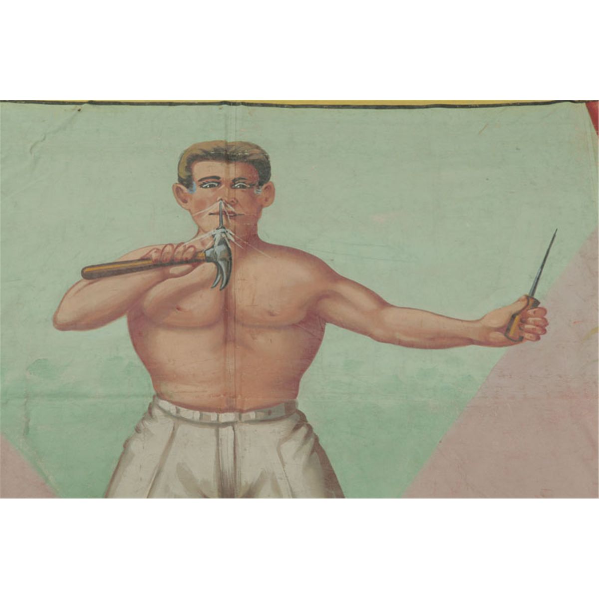 CIRCUS SIDESHOW BANNER.