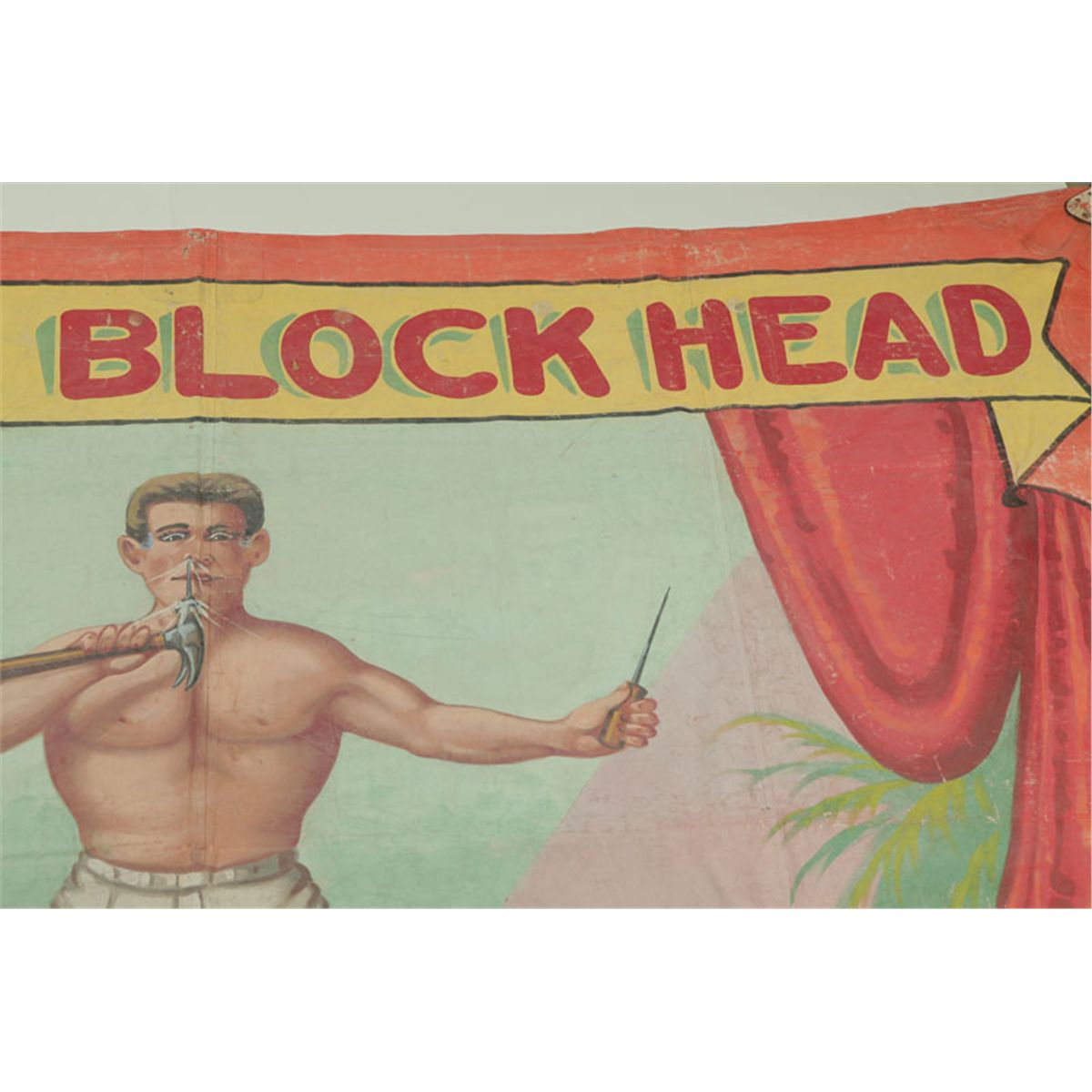 CIRCUS SIDESHOW BANNER.