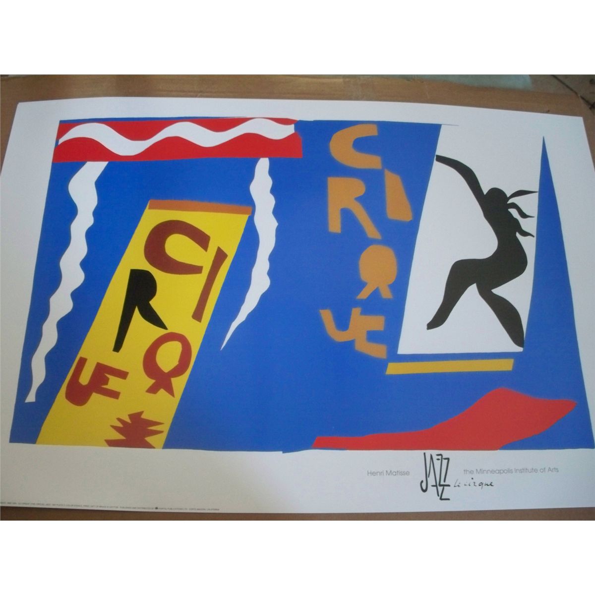 Henri Matisse "Le Cirque" Lithograph of Color Stencil from the Jazz ...