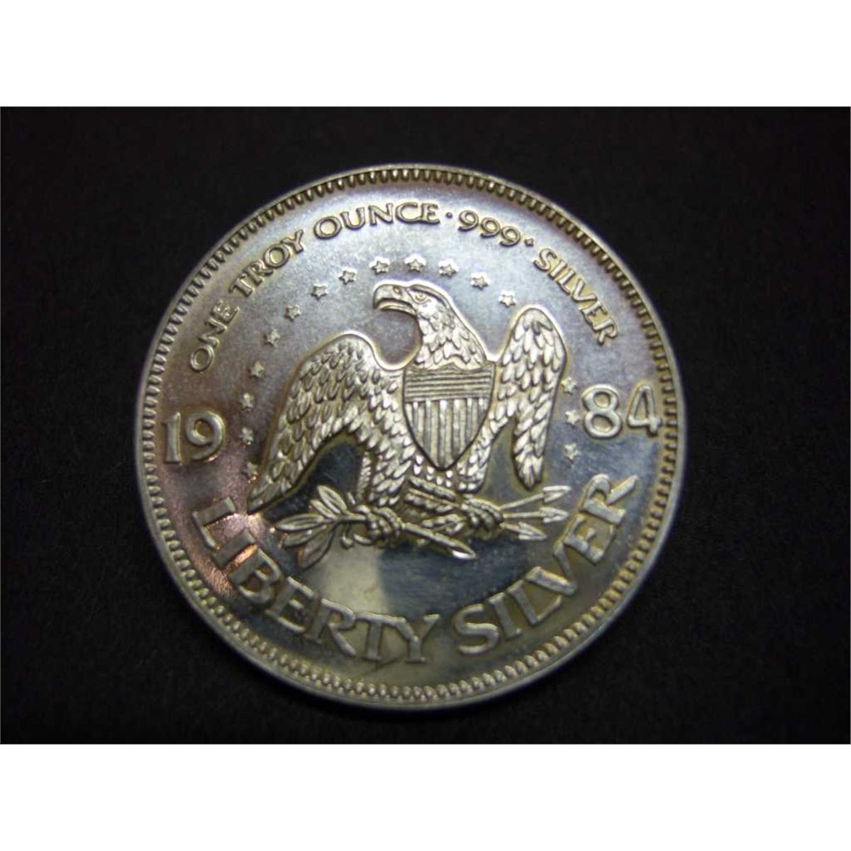 One Troy Ounce .999 Silver 1984