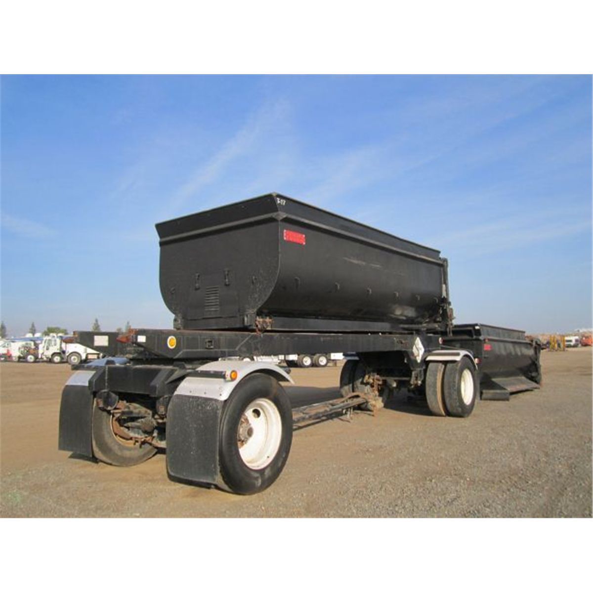 1988 Gallaty T/A 15' Transfer Box Trailer Set