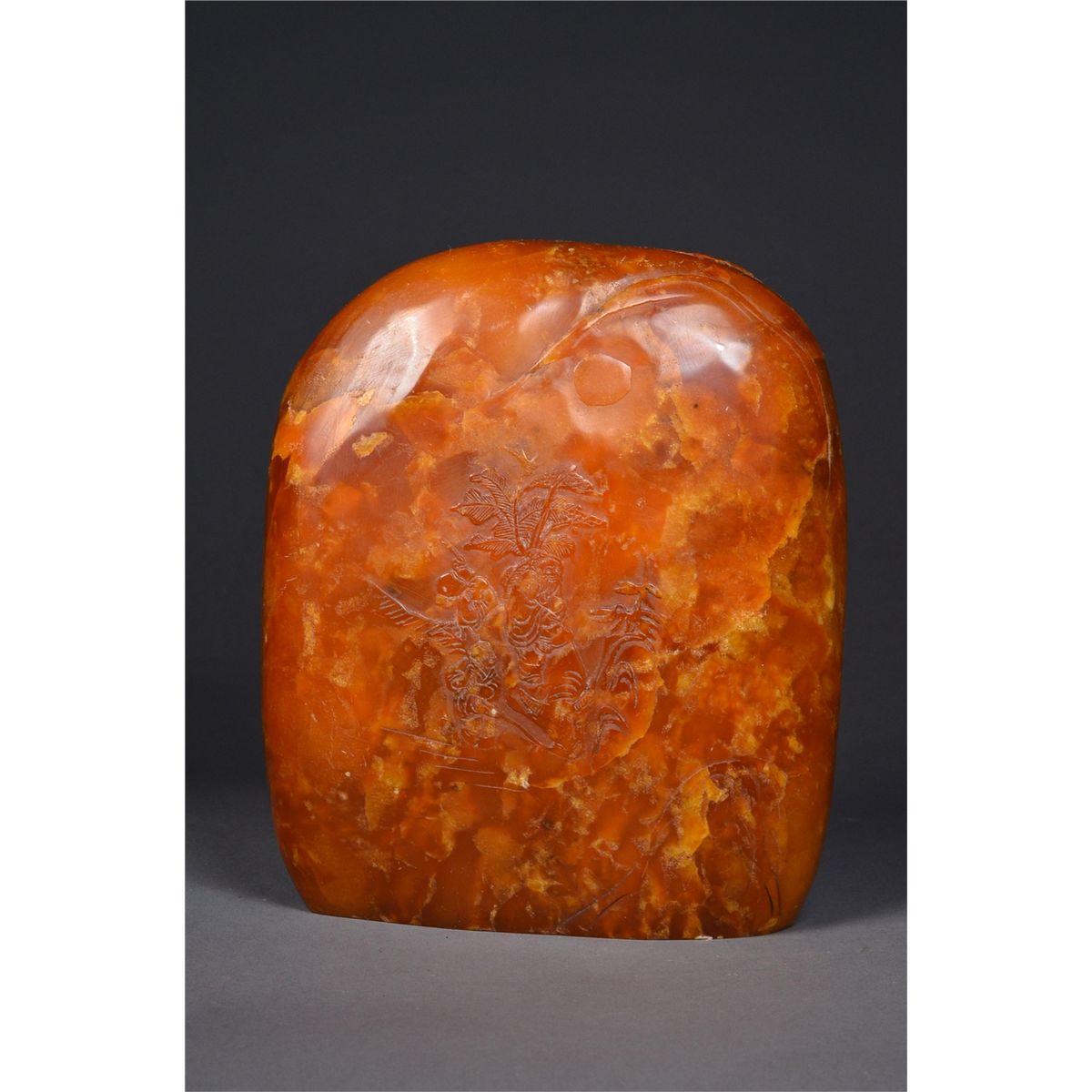 Chinese Shoushan Tianhuang Stone Carved Boulder