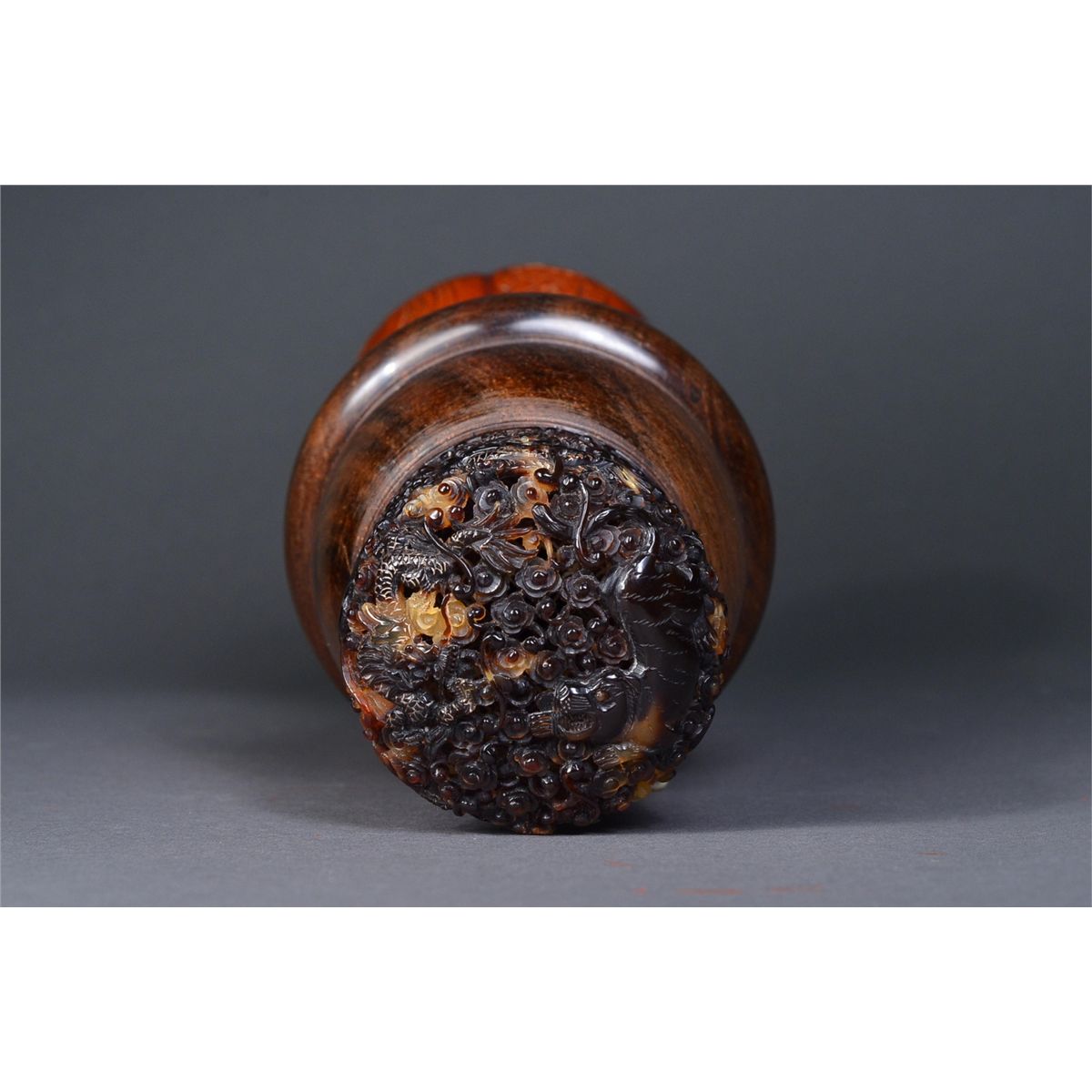 Chinese Tortoise Shell Gourd Cricket Cage Qianlong