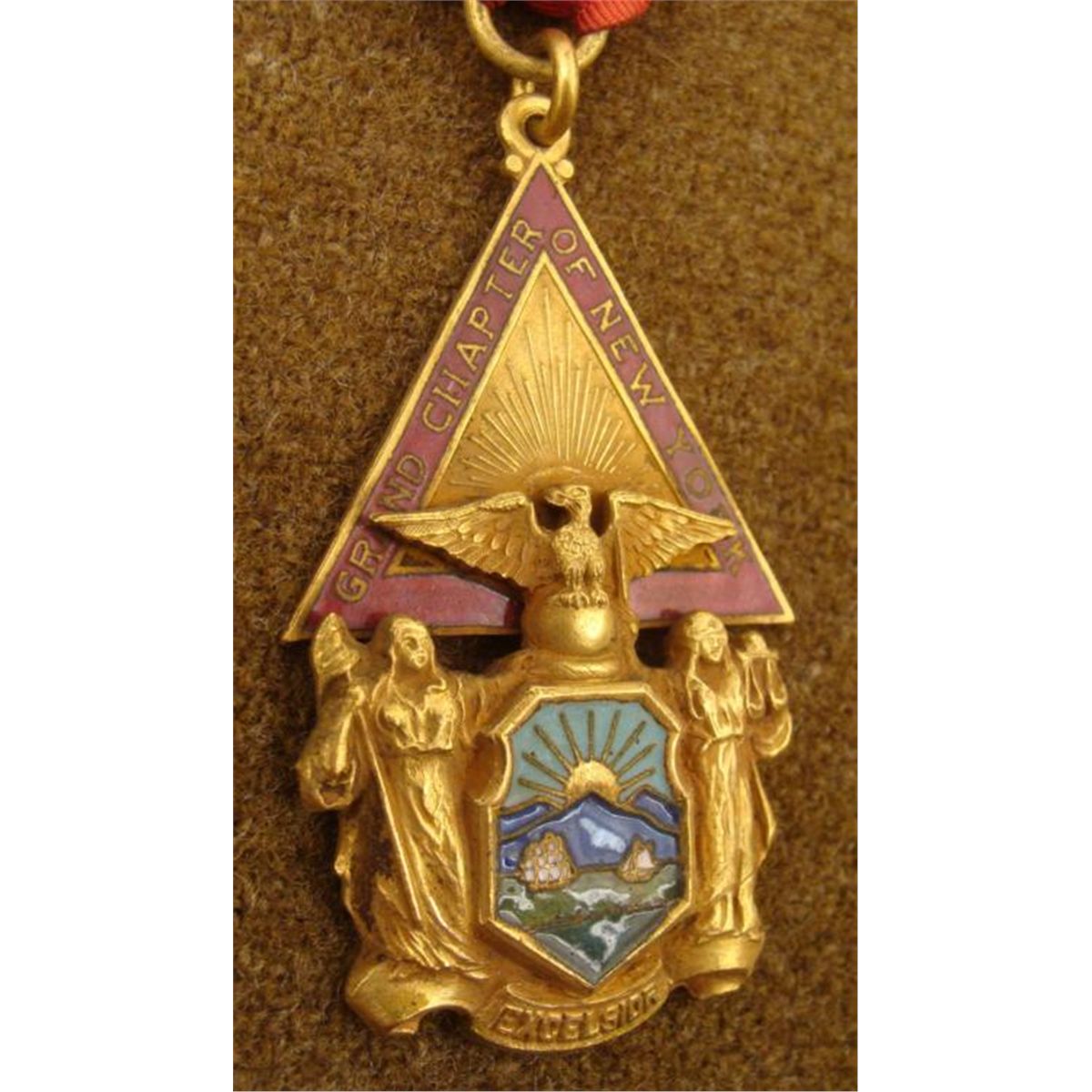 1915 KNIGHTS TEMPLAR MEDAL-GRAND CHAPTER OF NEW YORK