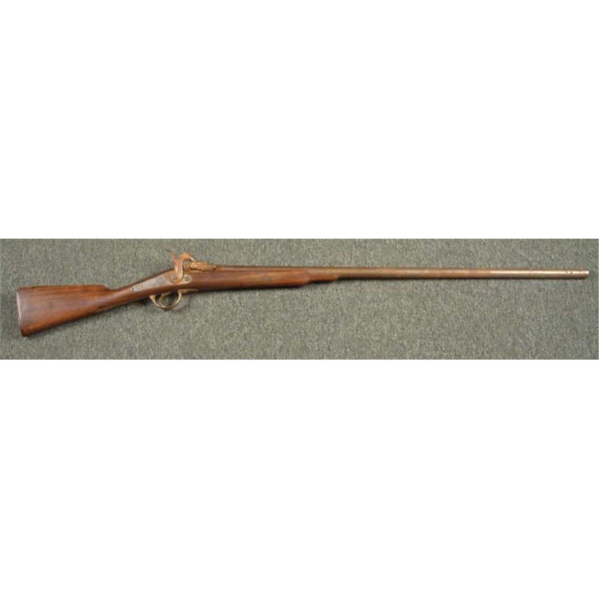 Belgian Antique Flintlock Rifle Gun 50 Cal. ELG 1800s