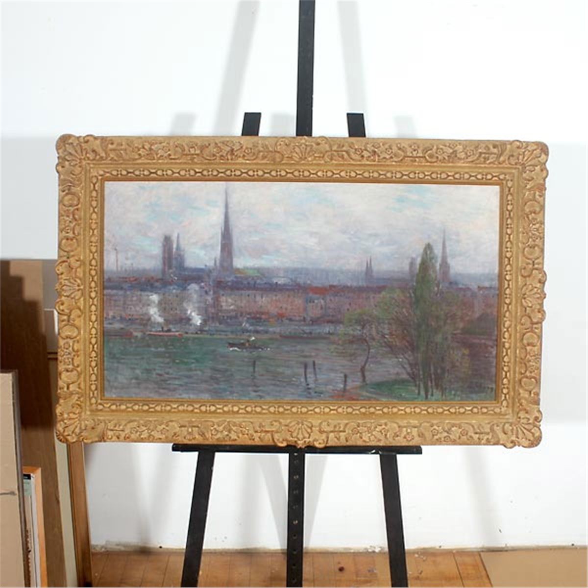 JEAN EUGENE CLARY, A View of Rouen, Oil