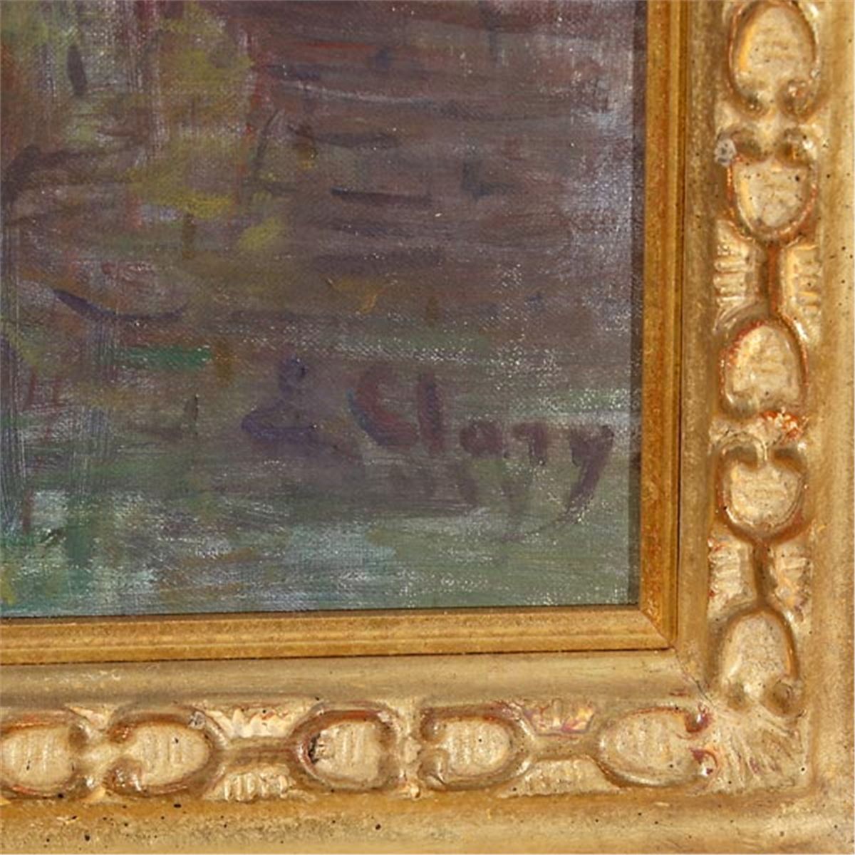 JEAN EUGENE CLARY, A View of Rouen, Oil