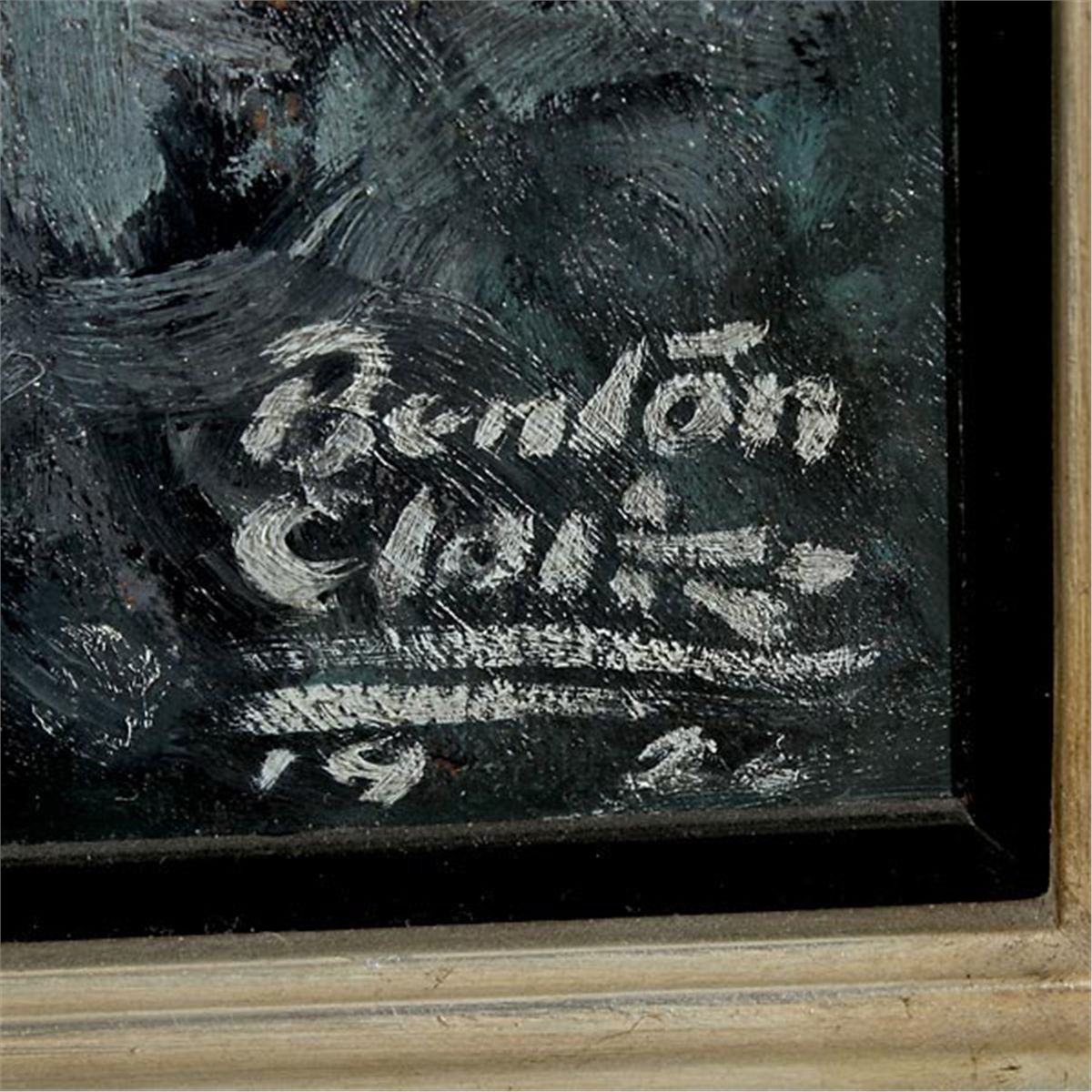 BENTON HENDERSON CLARK, Oil on Board